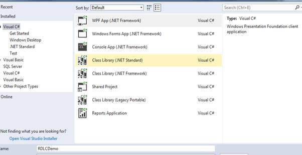 RDLC Report Using WPF And C#